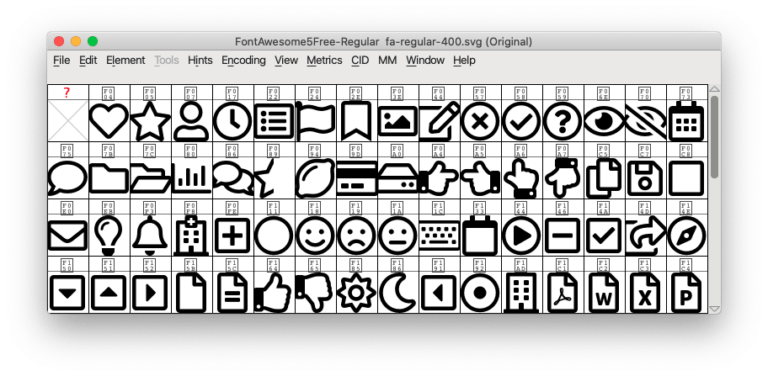 Create a Font Awesome file with just the icons you use • NetWeaver